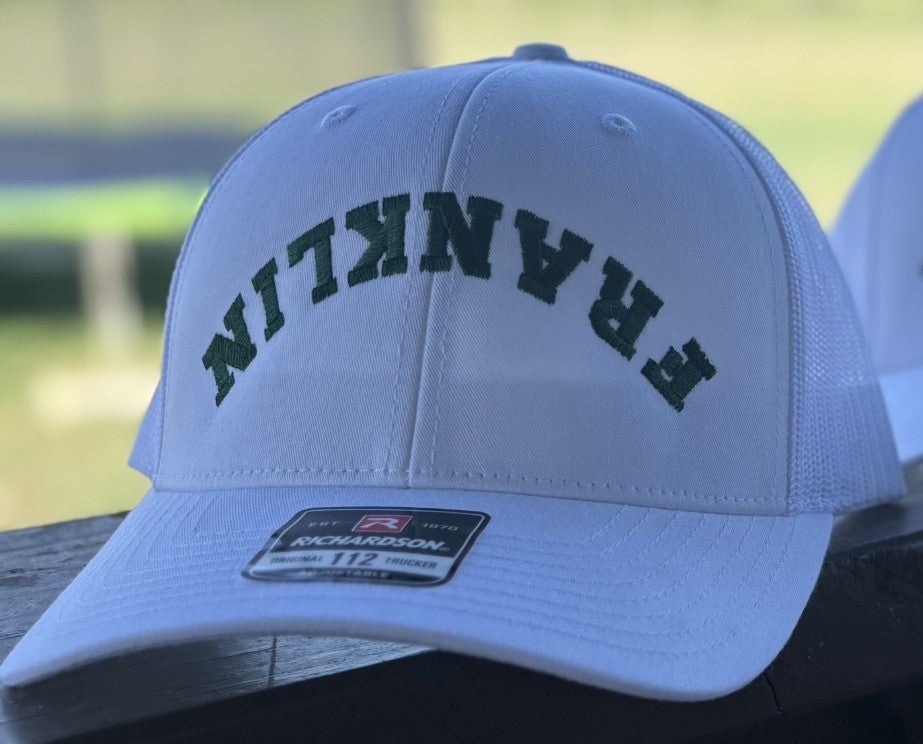 Custom Upside Down White Embroidered Hat | 77859 Designs